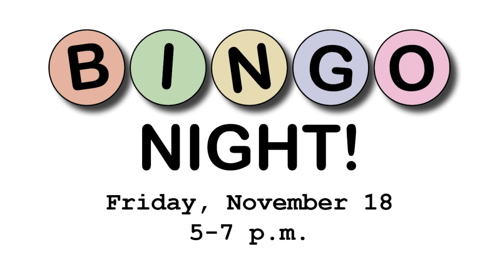 Fall Bingo Night – Cedar Point PTO