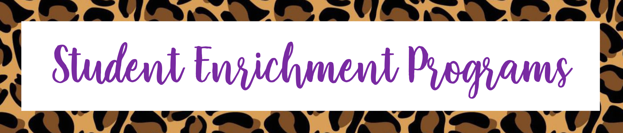 Student Enrichment Programs (SEPs) – Cedar Point PTO